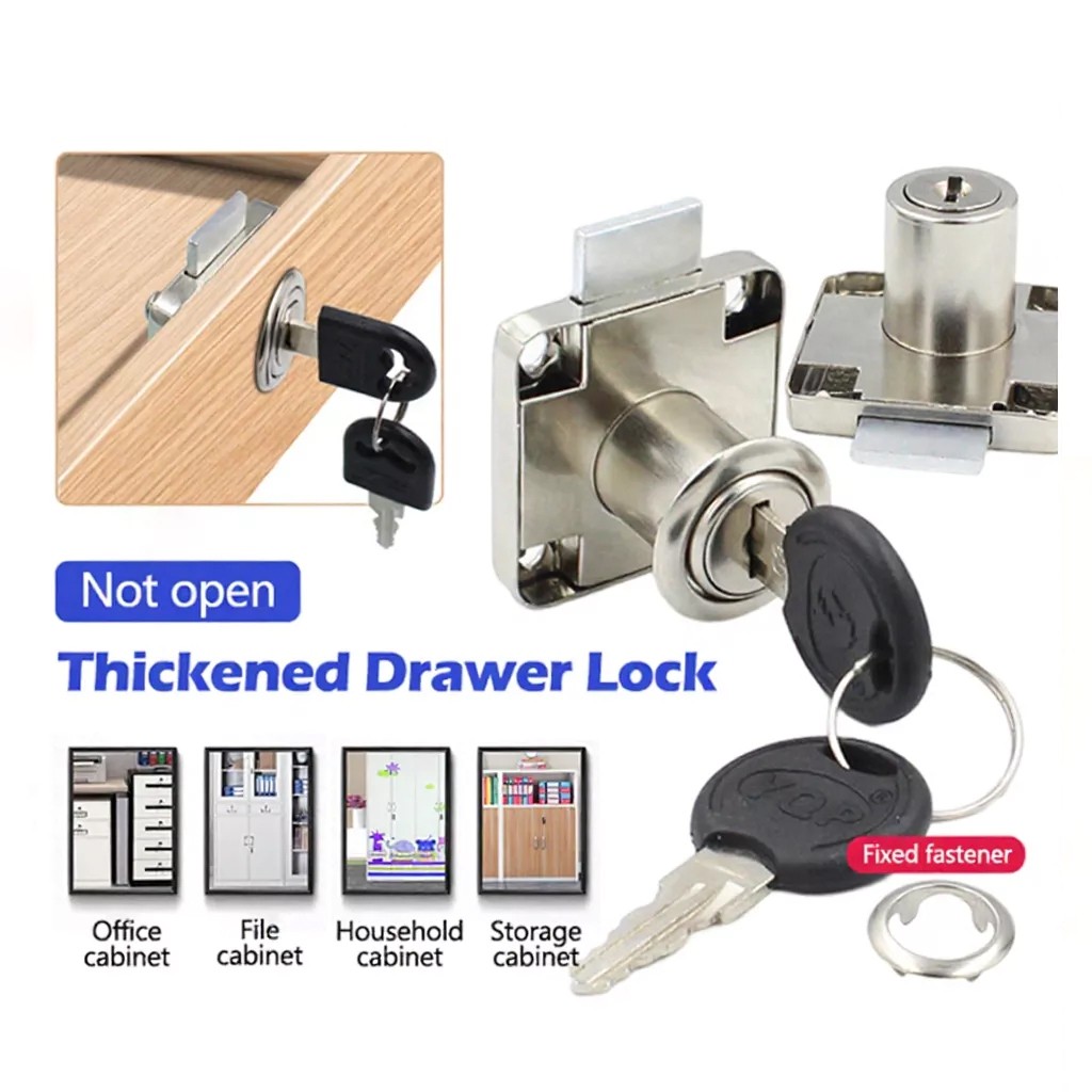Portable Cold-rolled Steel Classic Style 101 Lock Desk Drawer Lock ...