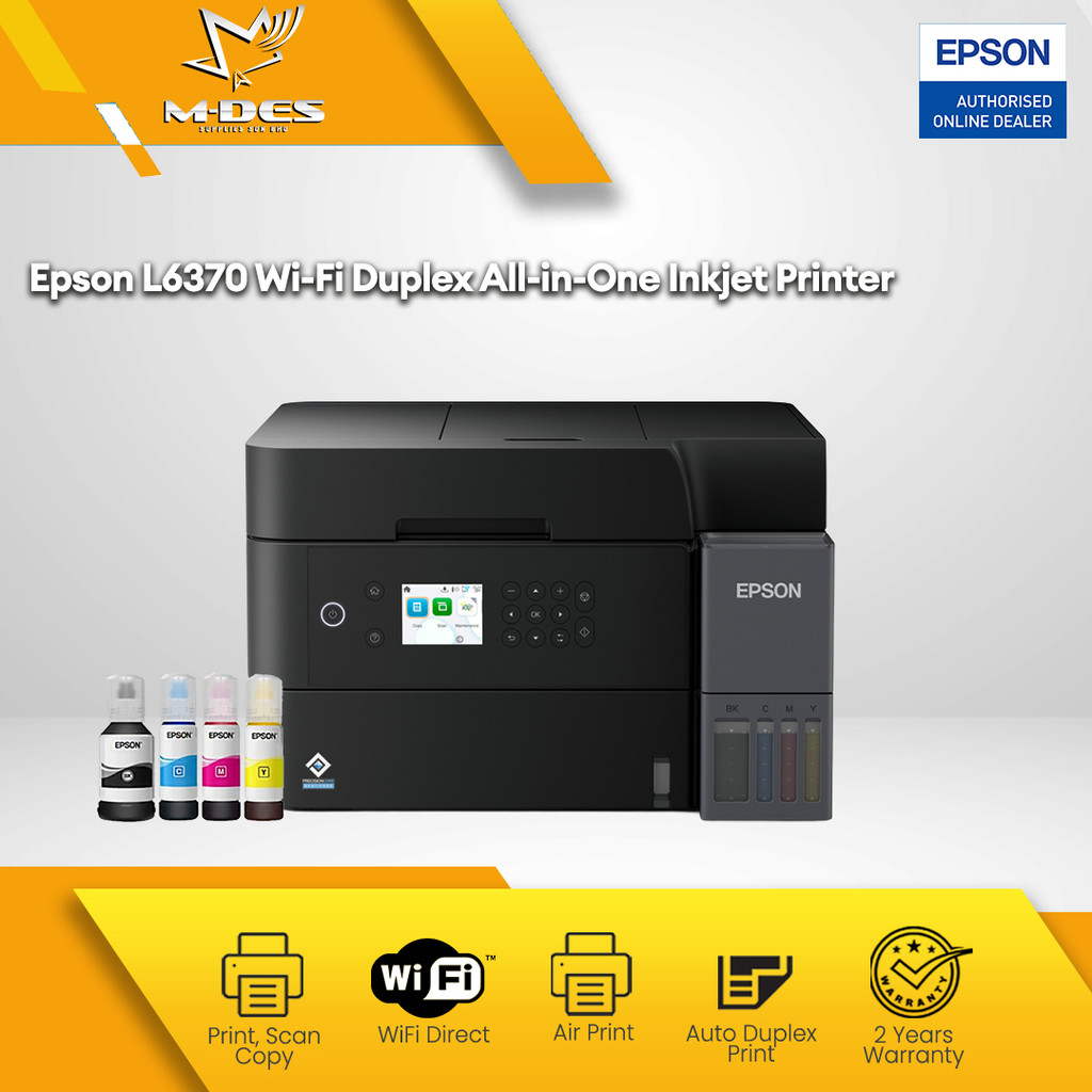 Epson EcoTank L6370 / L6390 All In One A4 Color Ink Tank Printer/Print ...