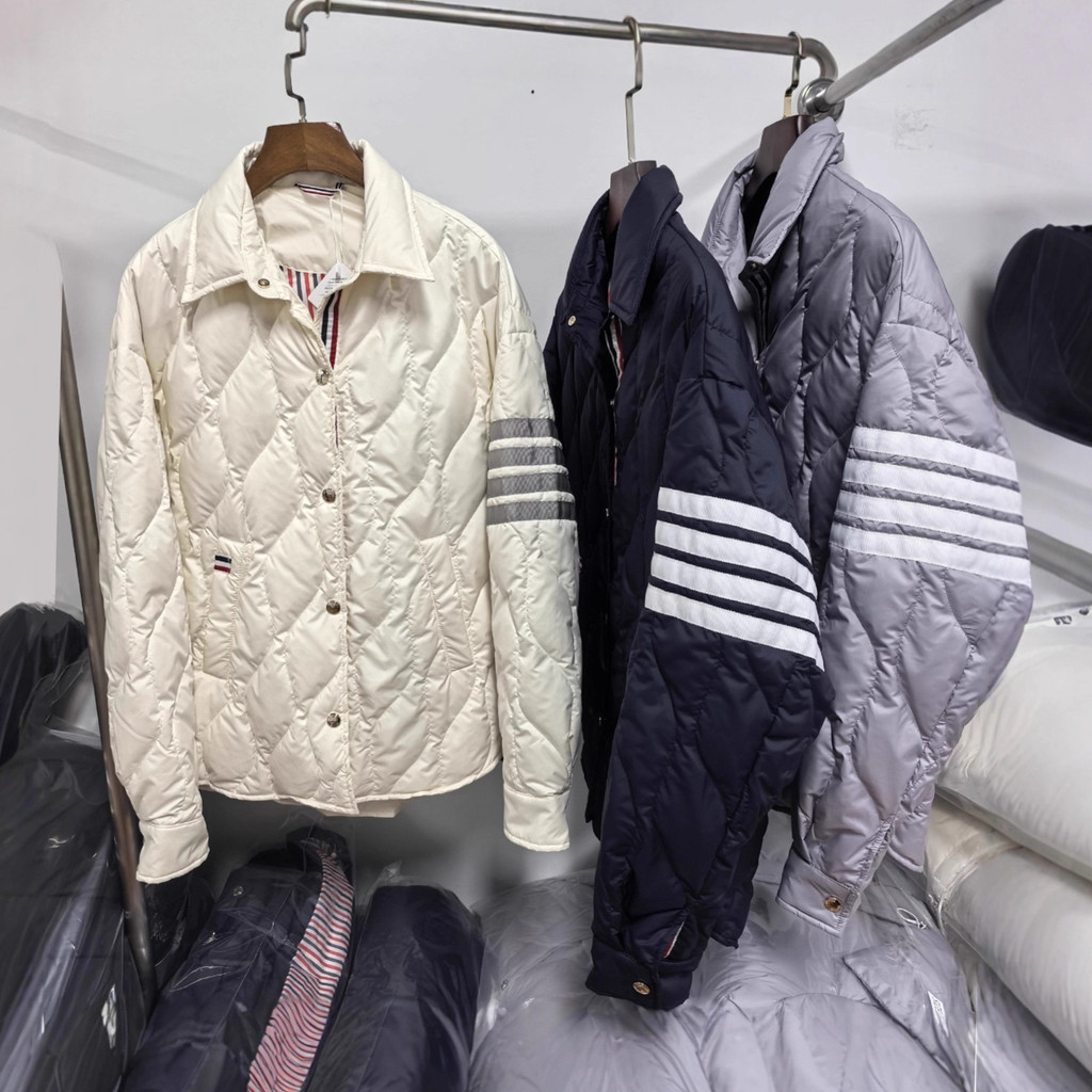 RZWP Thom Browne Autumn/Winter Lightweight Down Jacket - White Duck ...