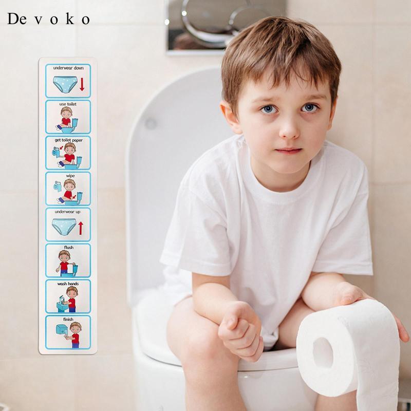 [Devoko] Toilet Training Chart, Potty Training Chart, Visual Schedule ...