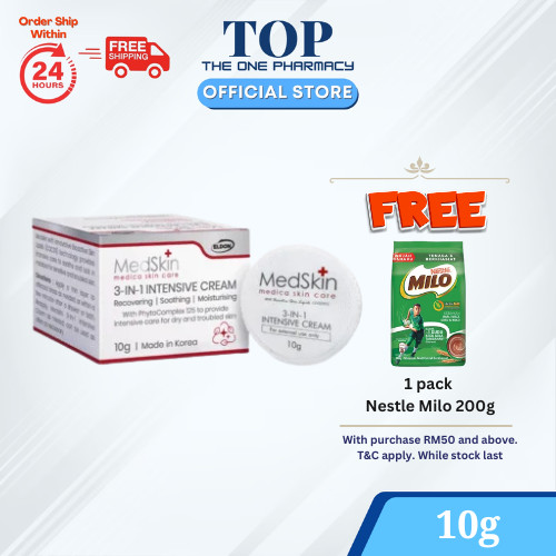 Medskin 3-in-1 Intensive Cream - (10G) | Shopee Malaysia
