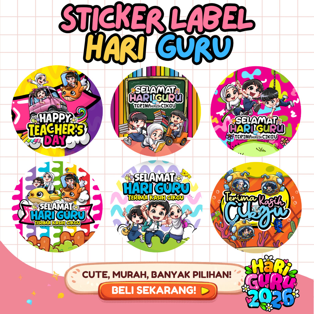 sticker selamat hari guru Malaysia, Best Deals June 2026 | Shopee Malaysia