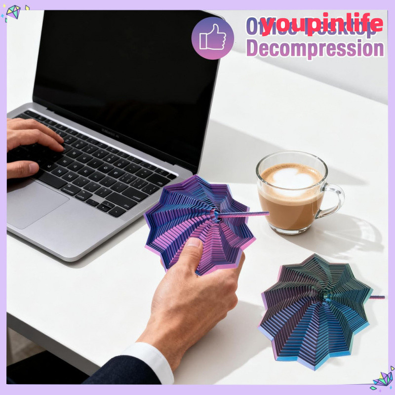 解压玩具 3D Printing Toy Stress Relief 折叠萝卜塔Toys Fidget Toys Fold Kids ...