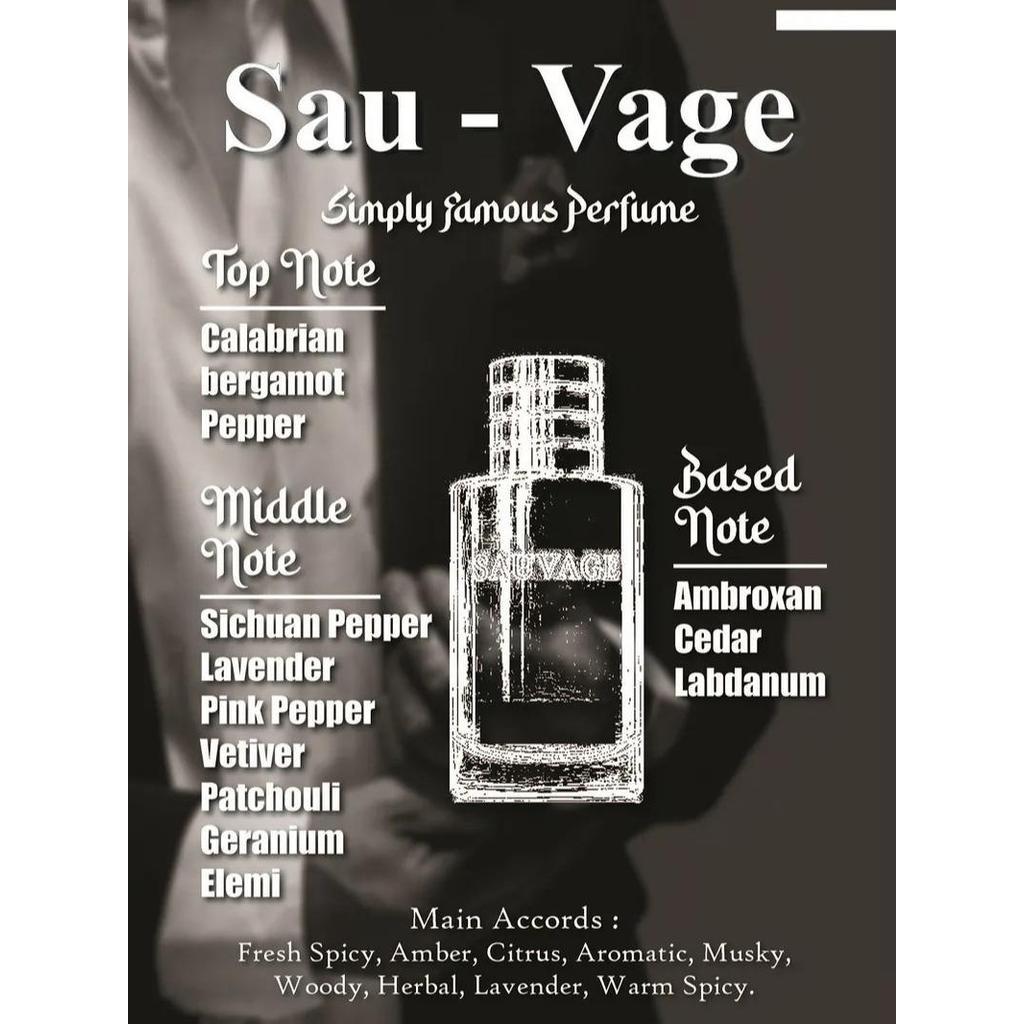 SAUVAGE Simply Famous Perfume For Men | Eau De Parfum | Inspired ...
