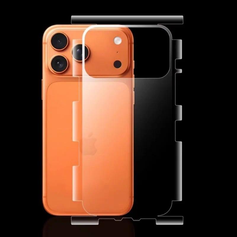 1pc HD Clear Full Cover Back Film For iPhone 17 Pro Max Air 16 17 Pro ...