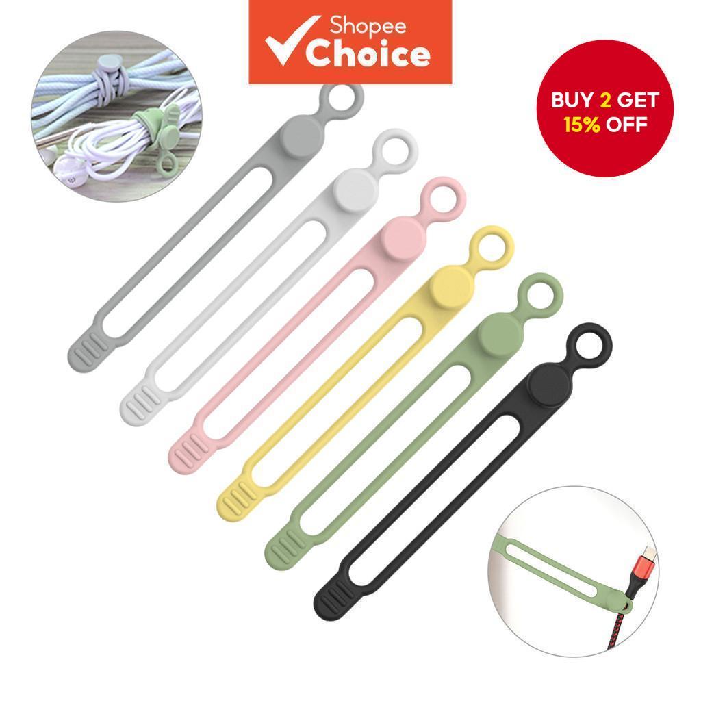 Reusable Silicone Cable Ties,Elastic Cord Ties,Cable Straps,Cable ...