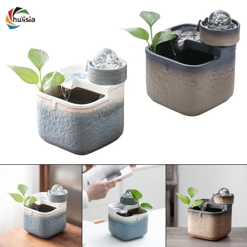 chulisia Table Top Desk Fountain Office Home Rolling Ball Calming ...