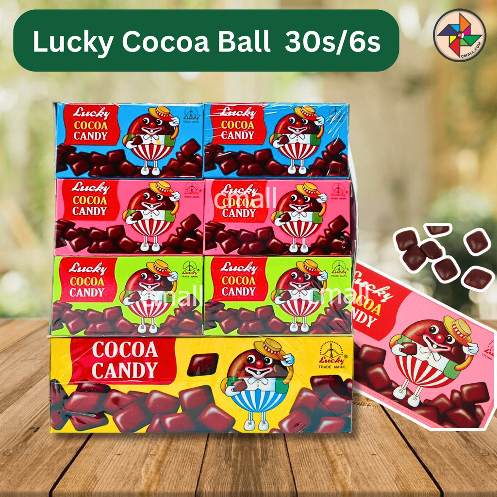 [CM] Lucky Cocoa Candy Cocoa Ball Gula Coklat Cocoa Candy Beans ( 30s ...
