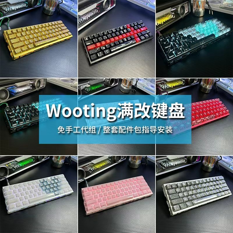 Wooting 60HE v2 Mechanical Keyboard – HE+ Fully Modded Finished Build ...