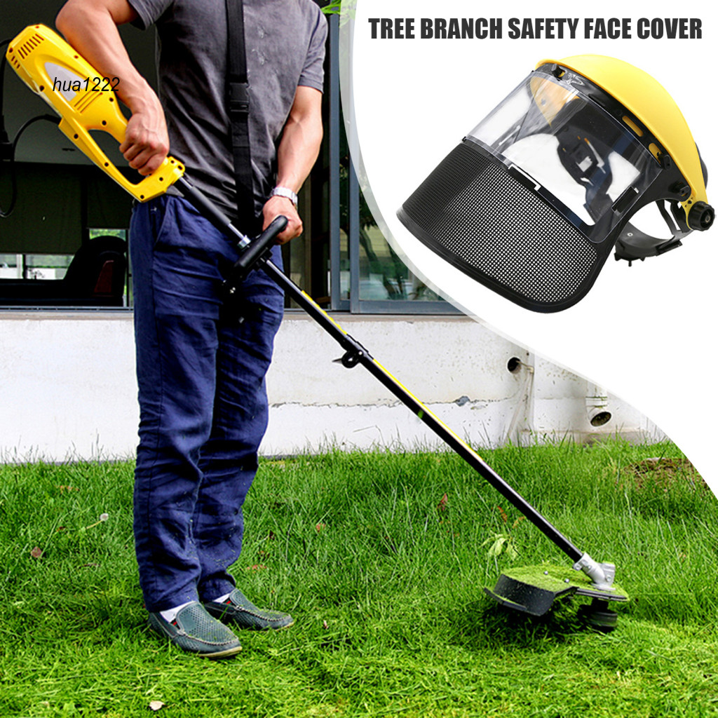 HUA_ Protective Face Shield Mesh Face Shield for Gardening Heavy Duty ...