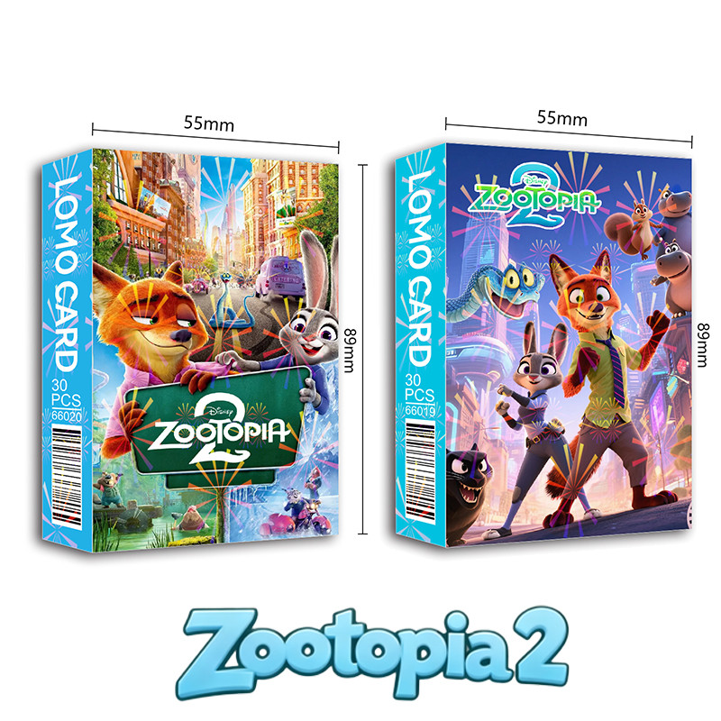 30pcs Zootopia 2 Judy and Nick Lomo Cards Creative Gary De'Snake Diy ...