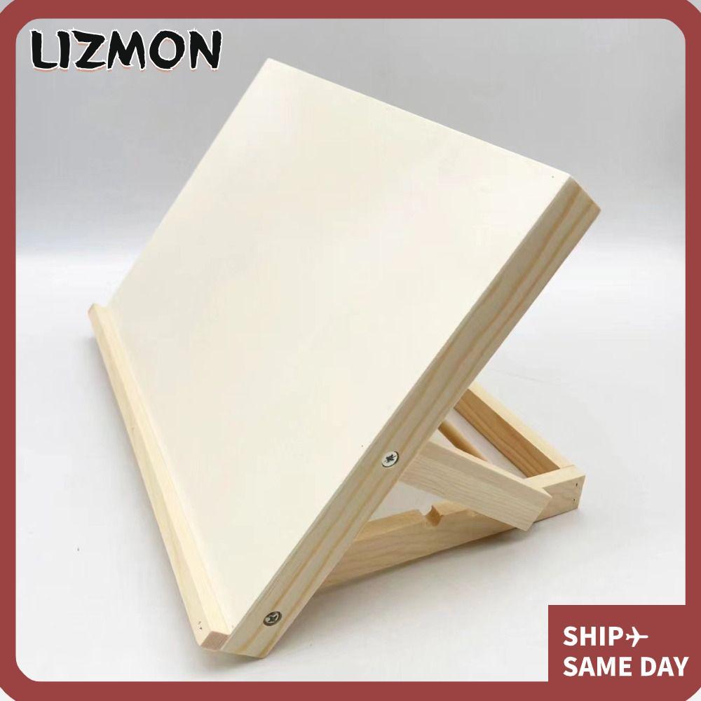 LIZMON Tabletop Easel, Foldable Portable Wood Drawing Easel, Art Supply ...