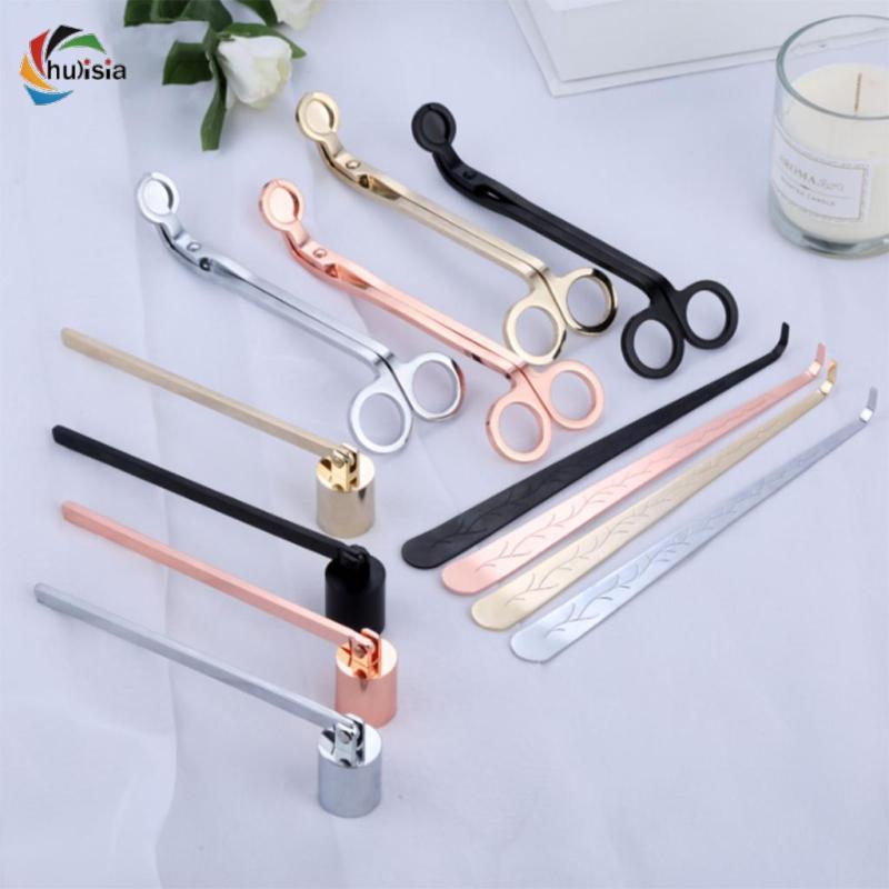 chulisia Candle Wick Trimmer, Snuffer And Dipper Set in Stainless Steel ...