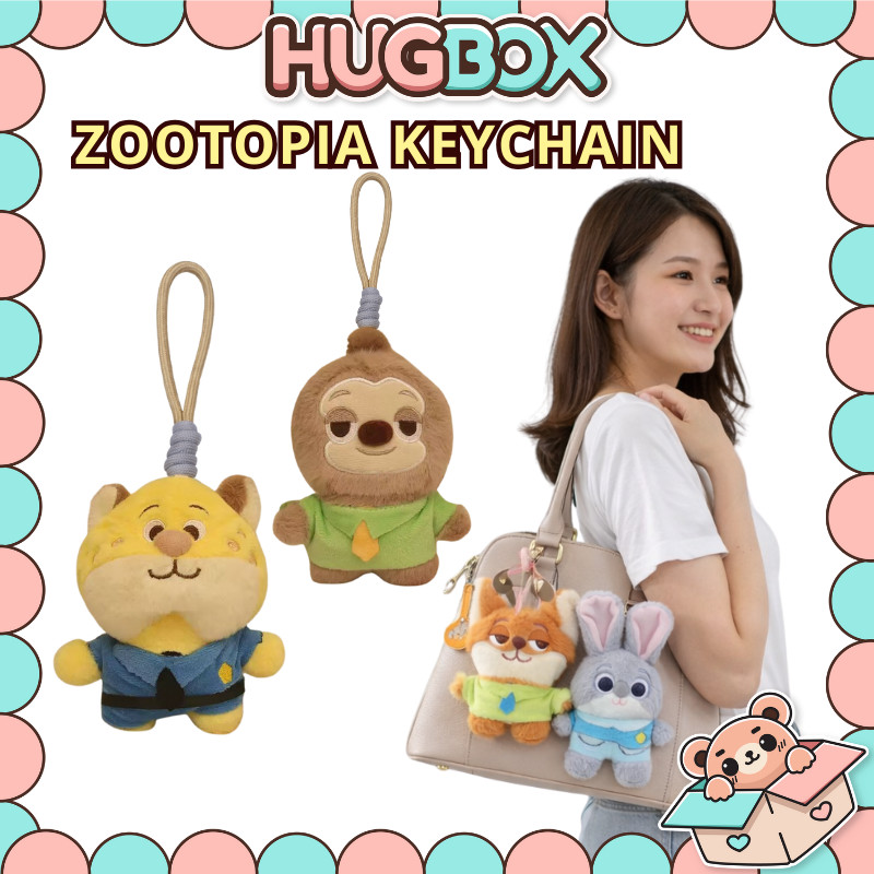 HugBox Zootopia Keychain Plush Zootopia Accessories Judy Zootopia Nick ...