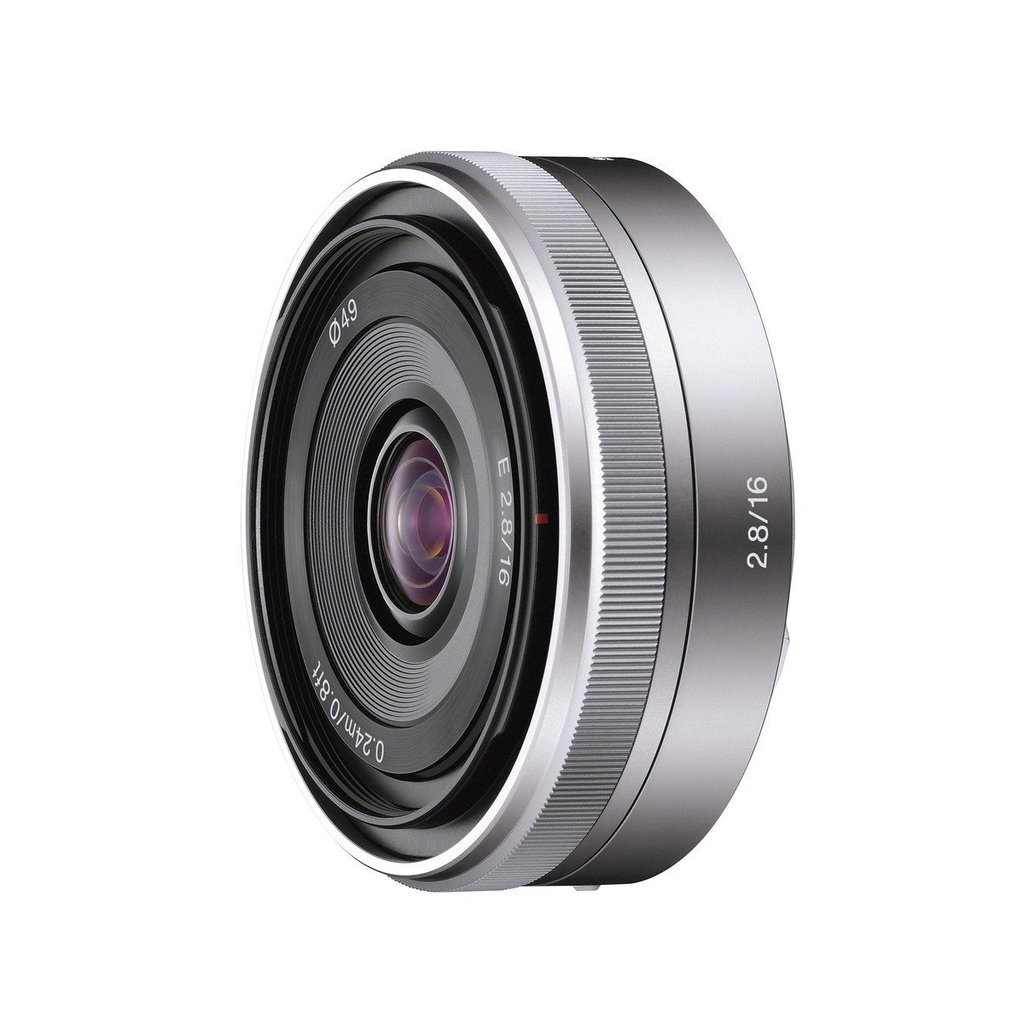 (Used) SONY E 16mm F2.8 Prime Lens for Sony E-Mount APS-C Cameras ...