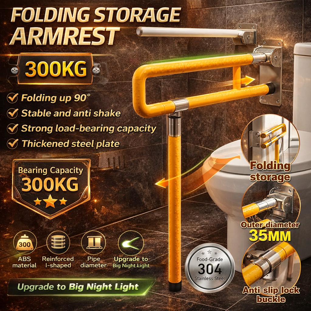 Bathroom Bar Oku Toilet Handle Holder Handrail Railing Disabled Old ...