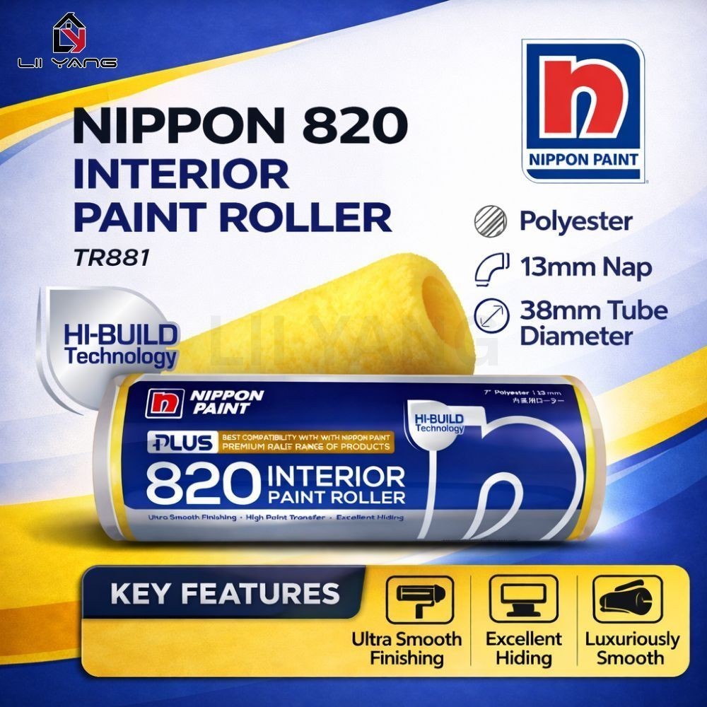 NIPPON PAINT 820 Exterior Roller Refill 7" TR881 7 Nippon 820 Interior ...
