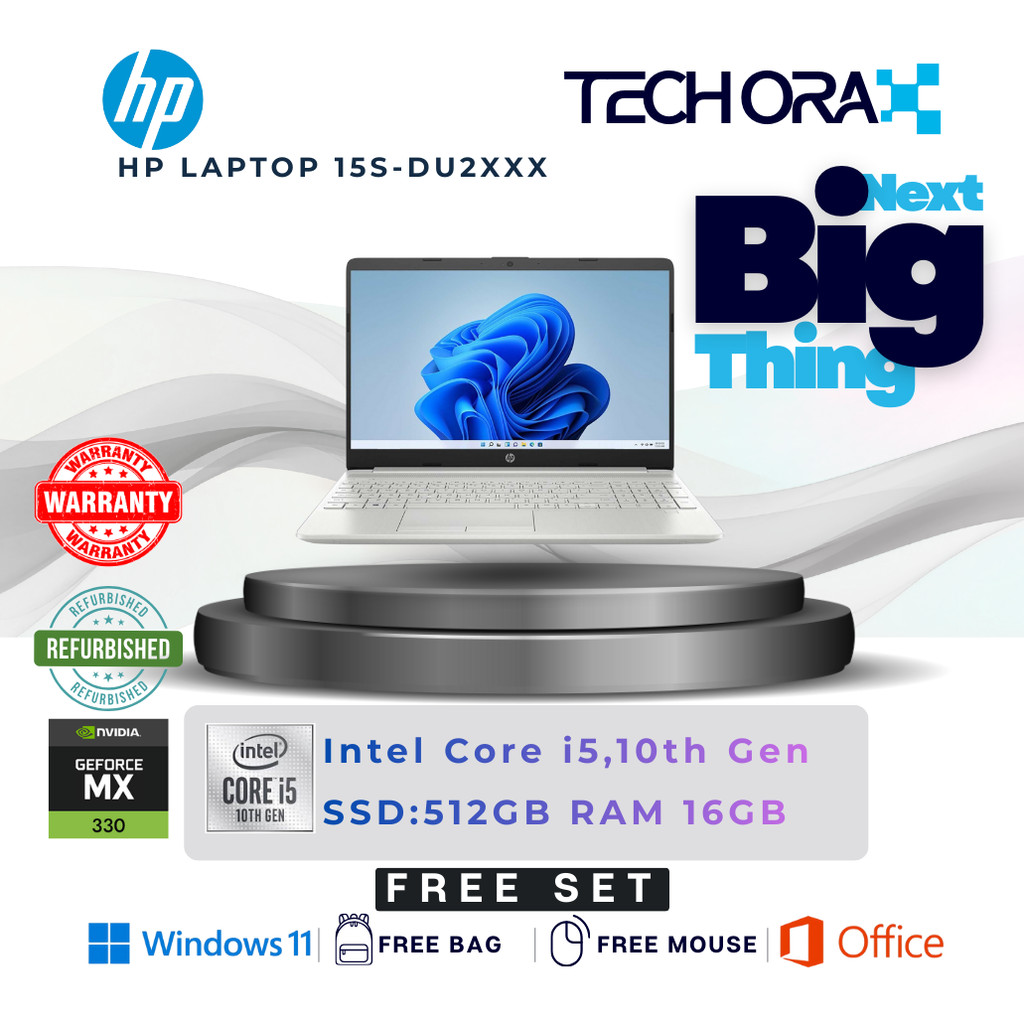(Grade B ) HP i5 10th Gen | 16GB RAM | 512GB SSD | NVIDIA MX330 2GB ...