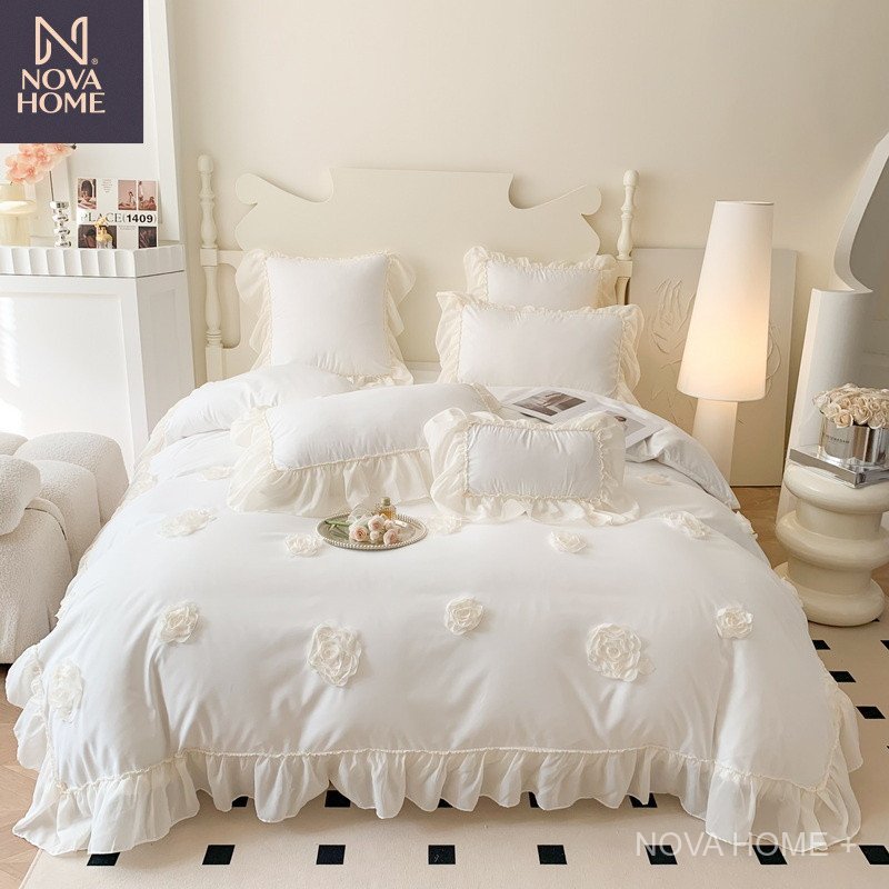 Waxy Small Cotton Three-Dimensional Embroidered Lace Eliza Series Four ...