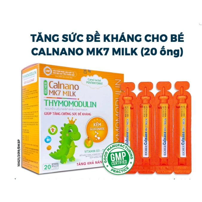 Richer Calnano MK7 MILK - calcium and Vitamin D3 supplement to help ...