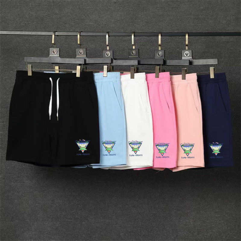 Fashionable Cotton Unisex Shorts with Unique Inverted Triangle Design ...