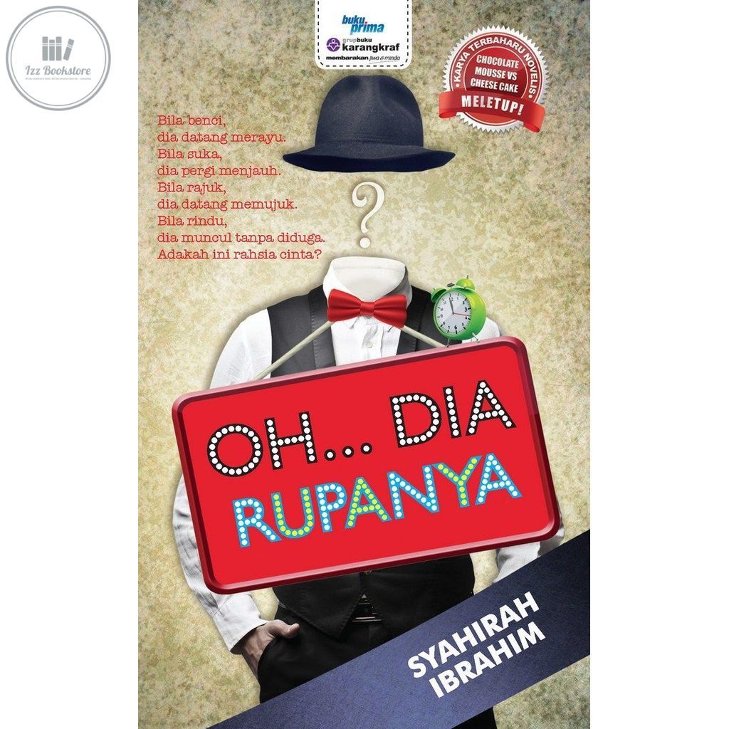 [KK] BUKU PRIMA Oh... Dia Rupanya (Novel) – Syahirah Ibrahim | Shopee ...