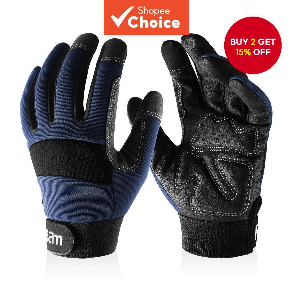 1 Pair of High Dexterity Work Gloves for Men & Women, Touch Screen ...
