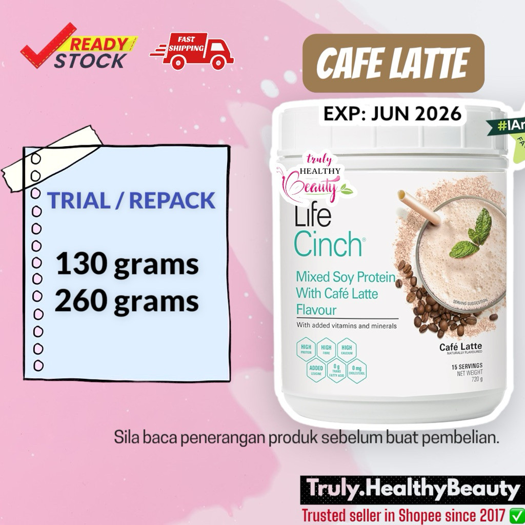 [JUN2026] Life Cinch Cafe Latte | Trial/Repack | Meal Replacement ...