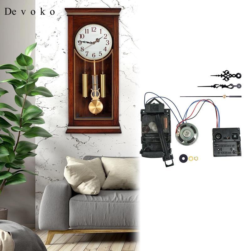 Devoko DIY Clock Movement Pendulum Mechanism Kit Spare Parts Hourly ...