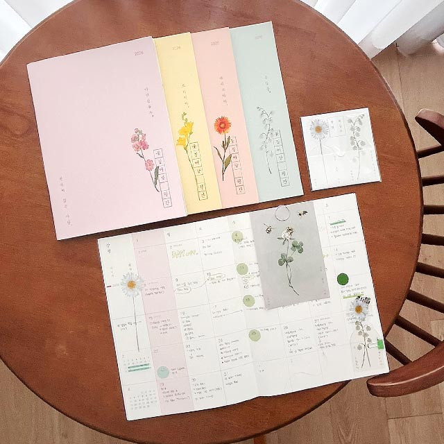 2026 Flower Road Digression Monthly Record Book Bookmark | Shopee Malaysia
