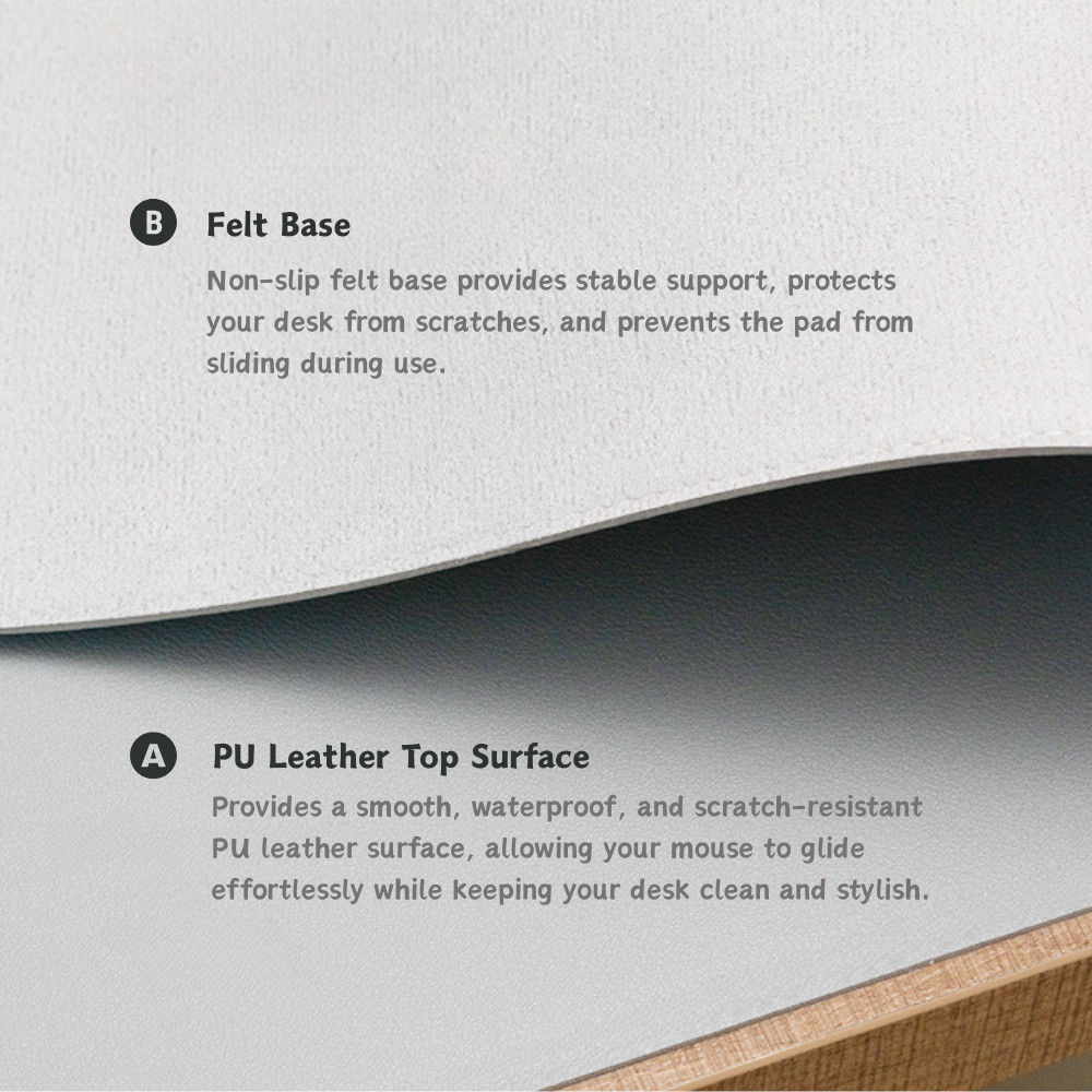 Extra Large Mouse Pad Panjang Leather Desk Mat Gaming Mouse Pad ...