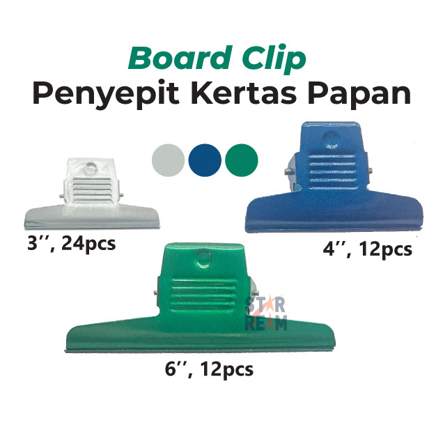 3"/4"/6" Giant Metal Heavy Duty Paper & Board Clip/Bulldog Clip ...