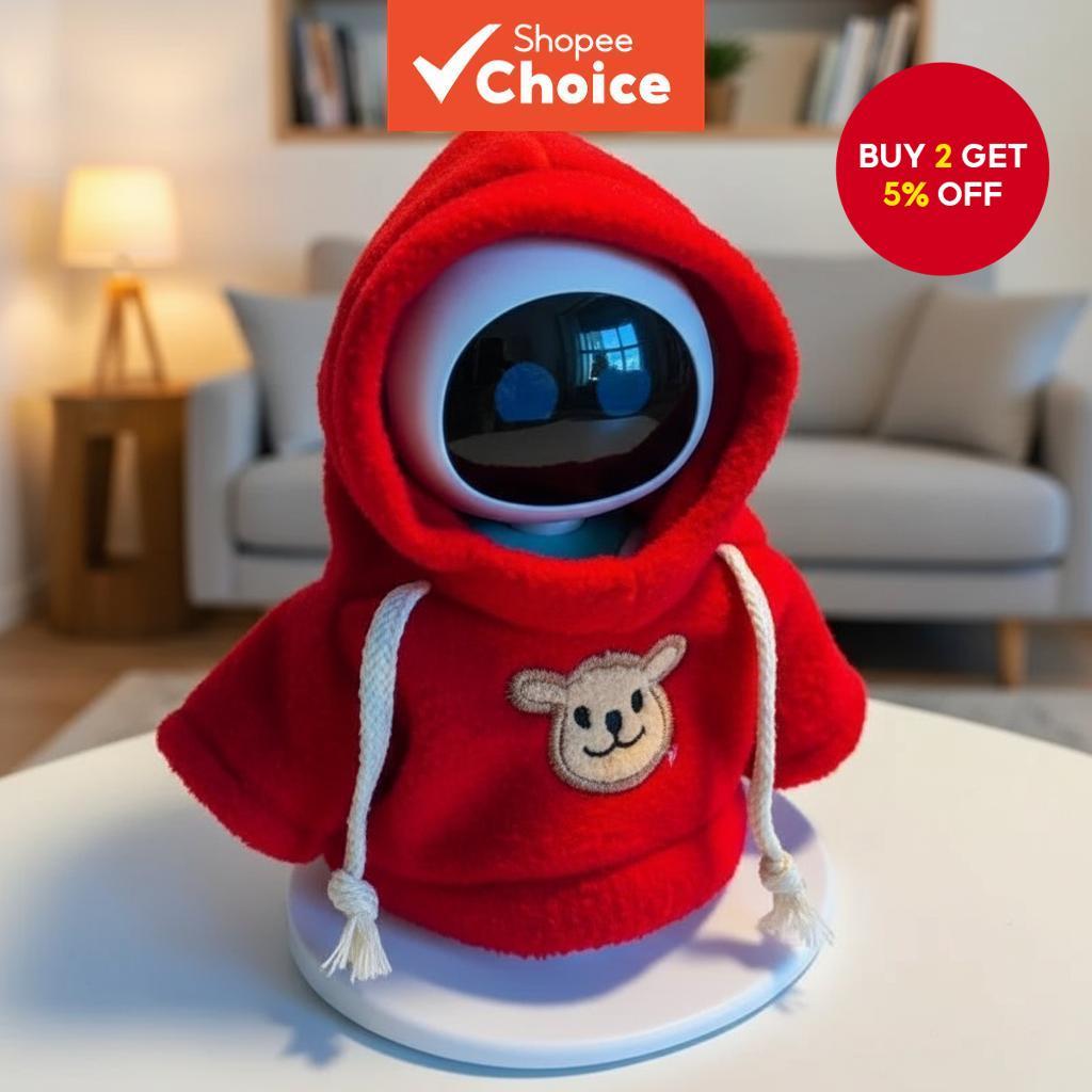 Eilik Smart Robot AI Tamagotchi Unique Clothing Bundle: Sweater, Hat ...