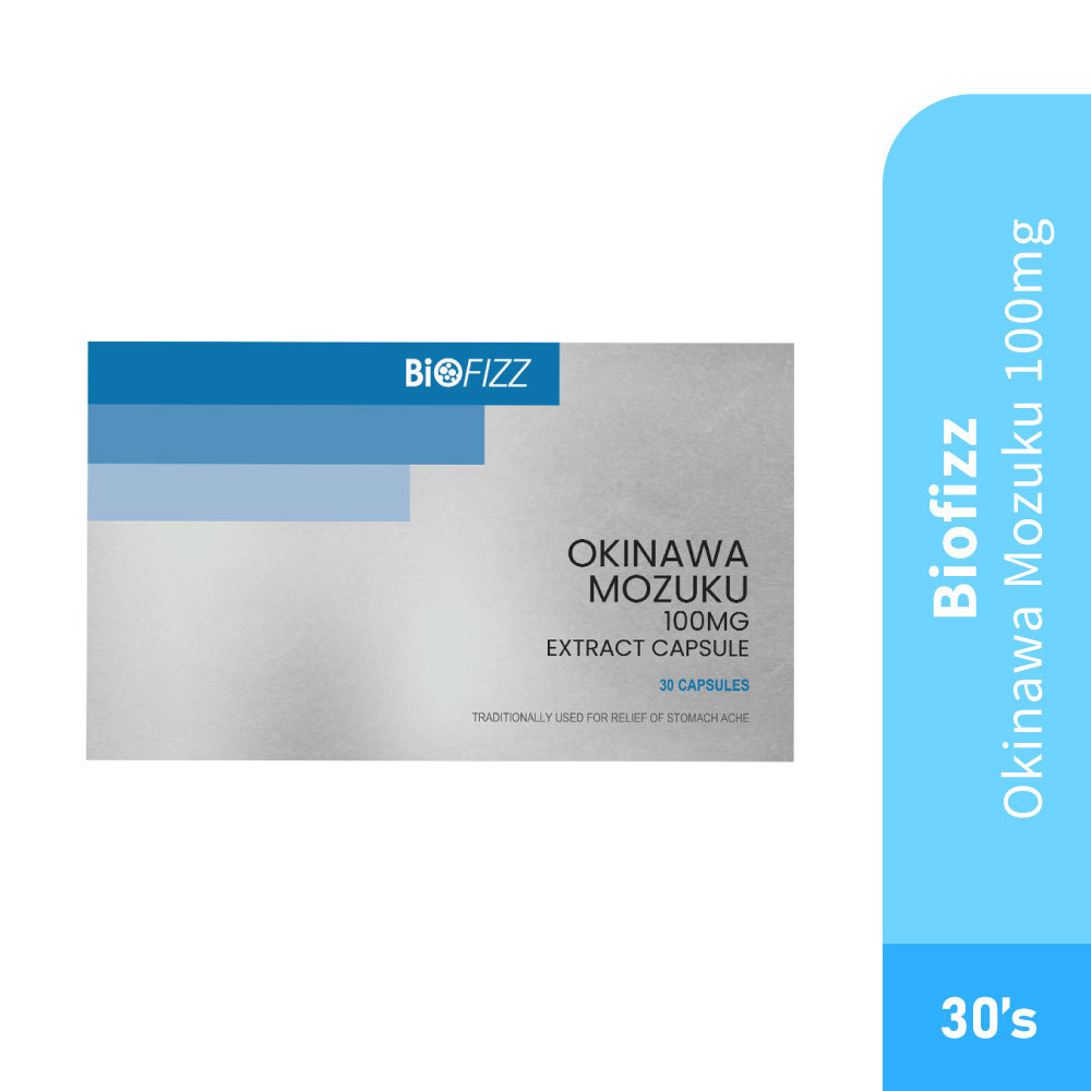 BIOFIZZ Okinawa Mozuku 100mg 30'S Halal Supplement Constipation ...
