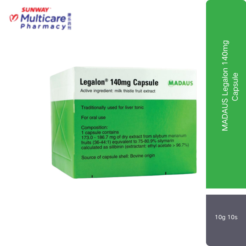 MADAUS Legalon 140mg Capsule 10x10s Buy 3 get 1 | Shopee Malaysia