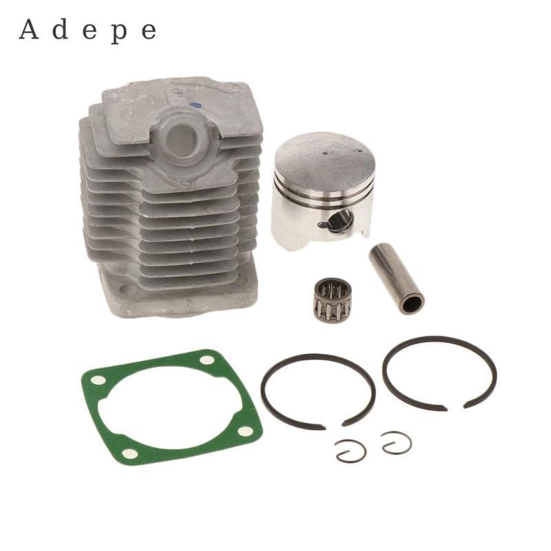 [Adepe] 1 Set Cylinder Head Piston Kit with Rings Pin Clips for 49cc 2 ...