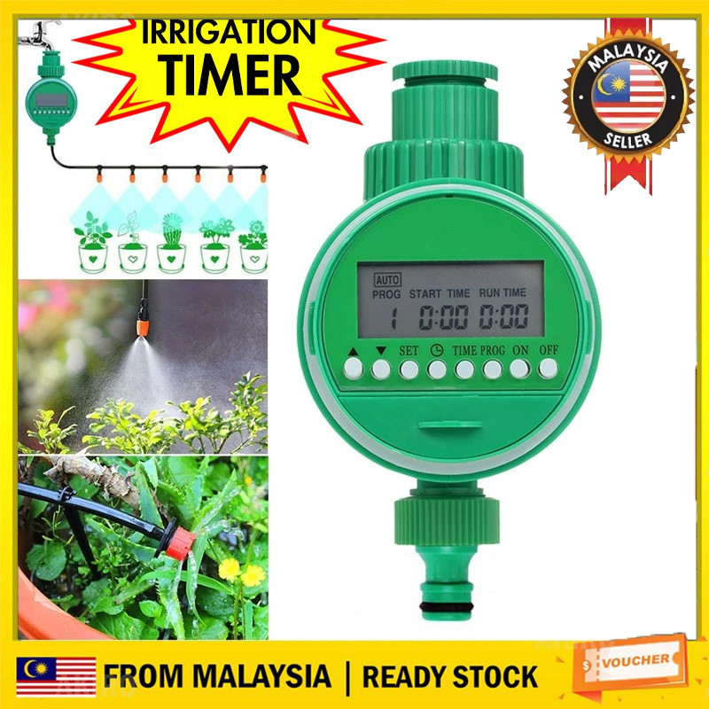 Ready Stock⚡Automatic Water Timer Garden Irrigation Timer with LCD ...