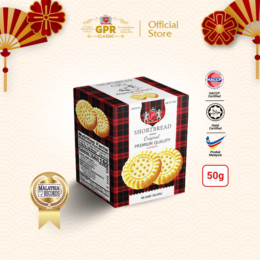 GPR Classic Shortbread Cookies Original Flavor Wedding Doorgift (50g ...