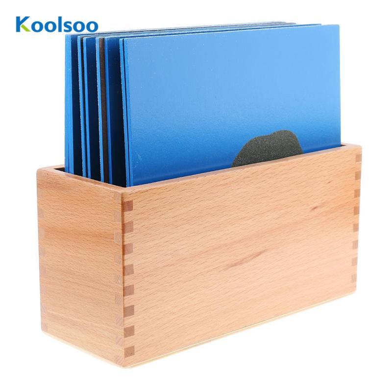 Koolsoo Montessori sandpaper geography maps + cabinet, children ...