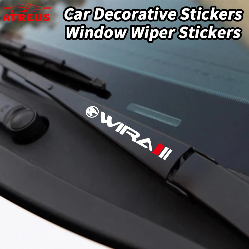 2Pcs Proton Wira Car Sticker Car Window Wiper Stickers Auto Decor ...