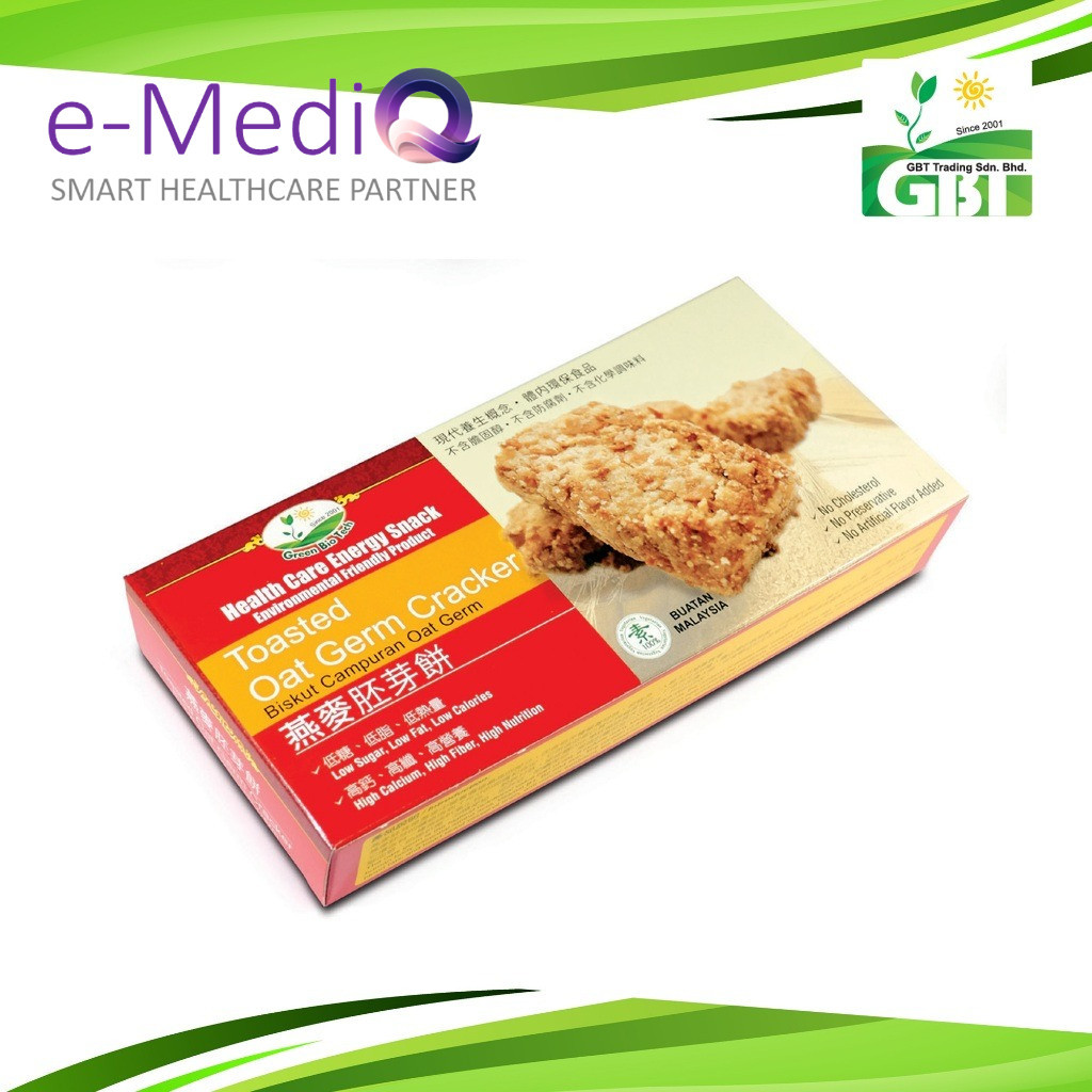 GBT-Toasted Oat Germ Cracker / Biskut Campuran Oat Germ 180g (Exp: Dec ...