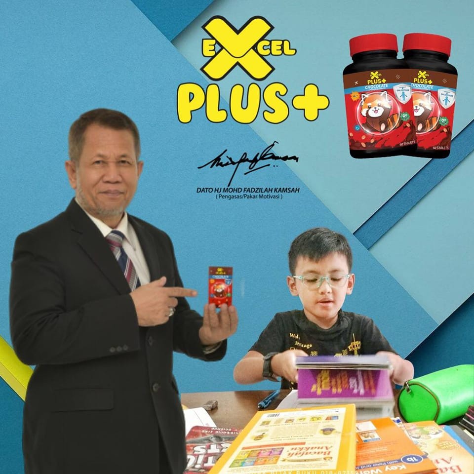Excel Plus Tablet Kunyah Coklat Minda Excel Hana Didi Excel Pro Dr ...