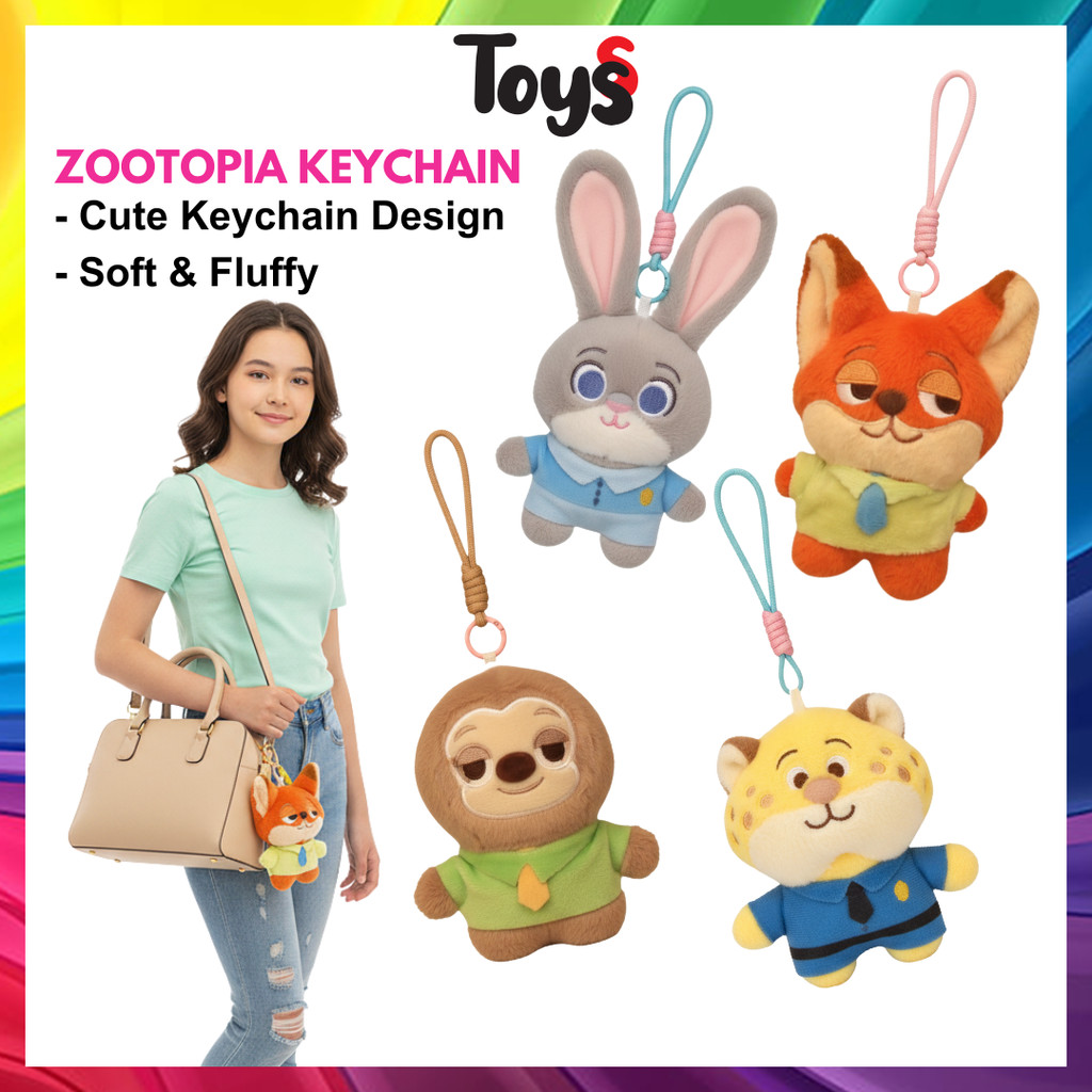 Moo Baby Zootopia Keychain Plush Nick Zootopia Figure Zootopia 2 ...