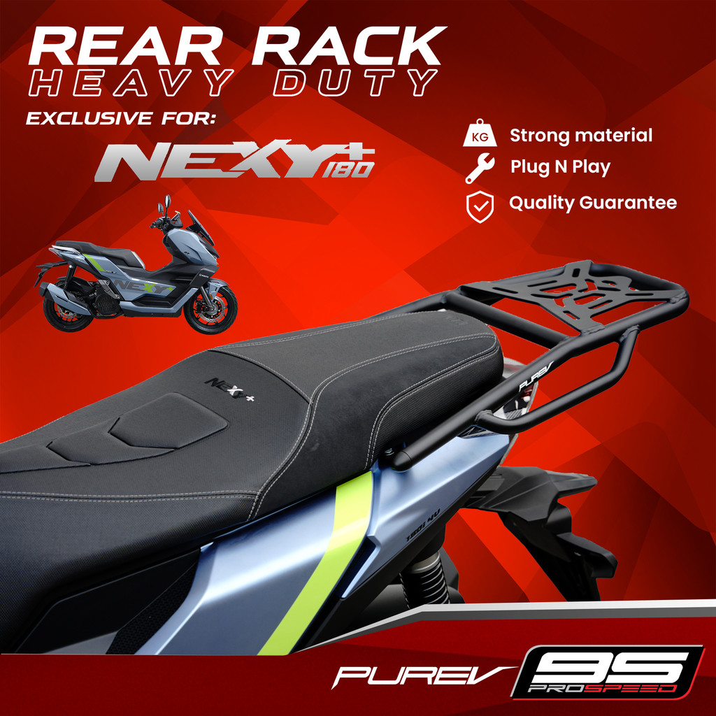 WMOTO NEXY+ 180 PUREV Rear Rack Heavy Duty | Shopee Malaysia