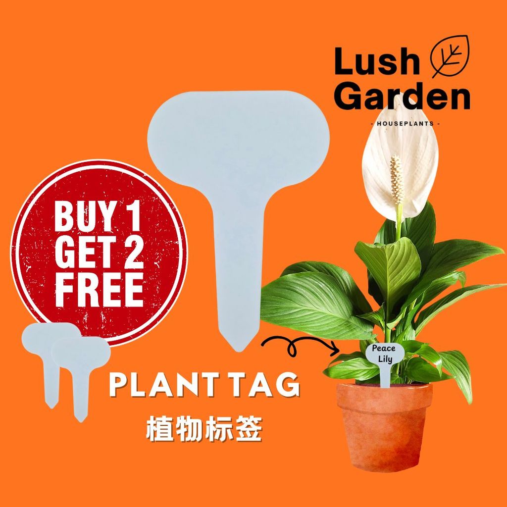 LUSH GARDEN Waterproof Plant Tag Garden Label Tag Kebun Untuk Tumbuhan ...