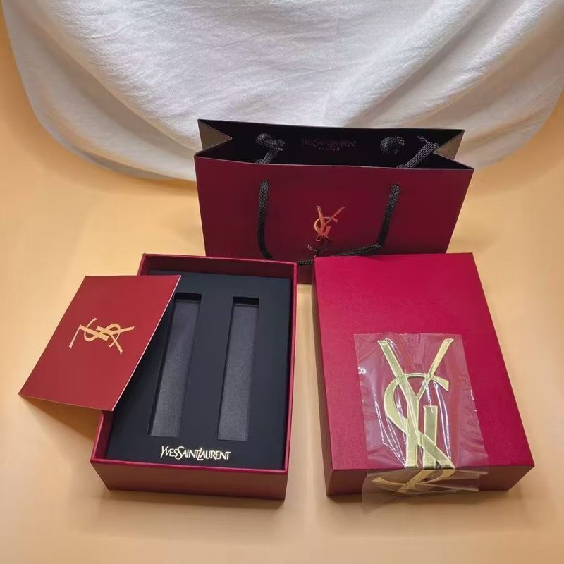 Saint Laurent YSL Counter Small Gold Bar Limited Two-Way Single Double ...