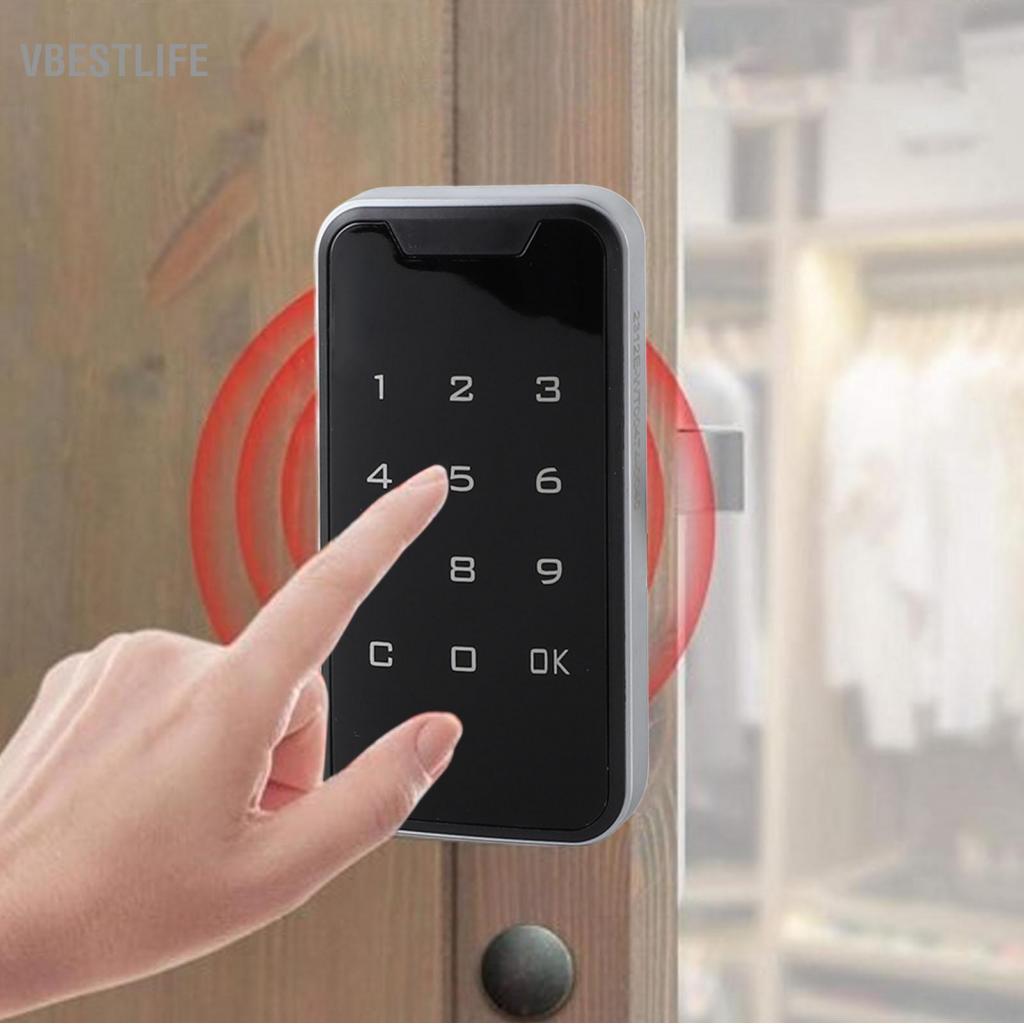 VBESTLIFE Smart Cabinet Lock Kit Keyless Password Keypad Electronic ...