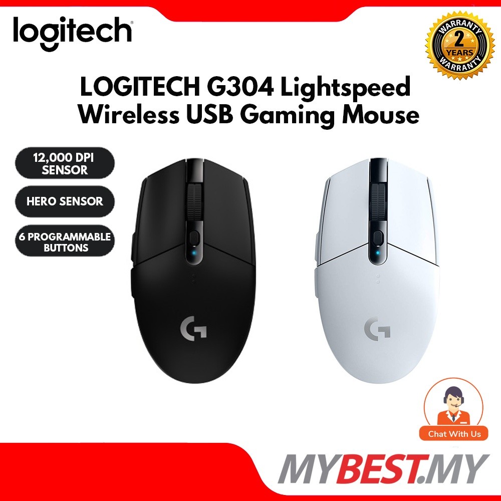 LOGITECH G304 Lightspeed Wireless USB Gaming Mouse | Shopee Malaysia