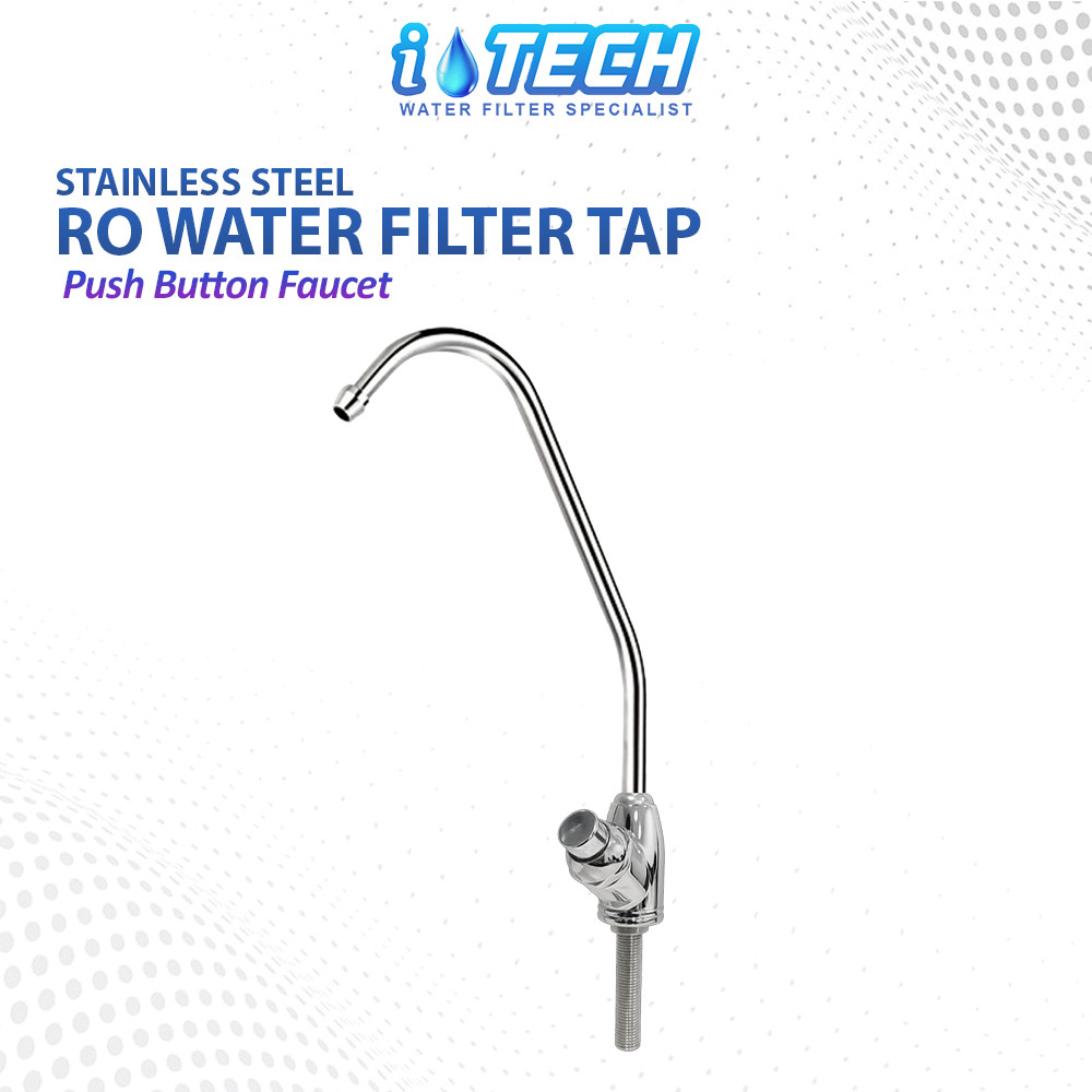 I-TECH Stainless Steel SUS304 Kitchen Water Filter Faucet Tap Push ...