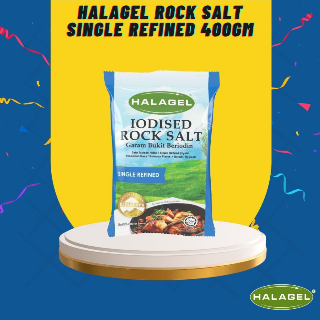 HALAGEL® Garam Bukit Beriodin | Iodised Himalayan Rock Salt | SINGLE ...